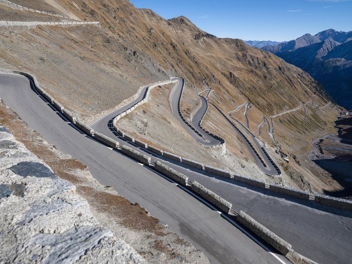 Aerial View of Stelvio Pass, Italy - HDRi Maps and Backplates