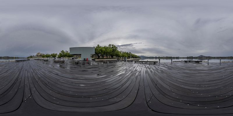 Coastal Landscape at Dawn HDRi Maps and Backplates