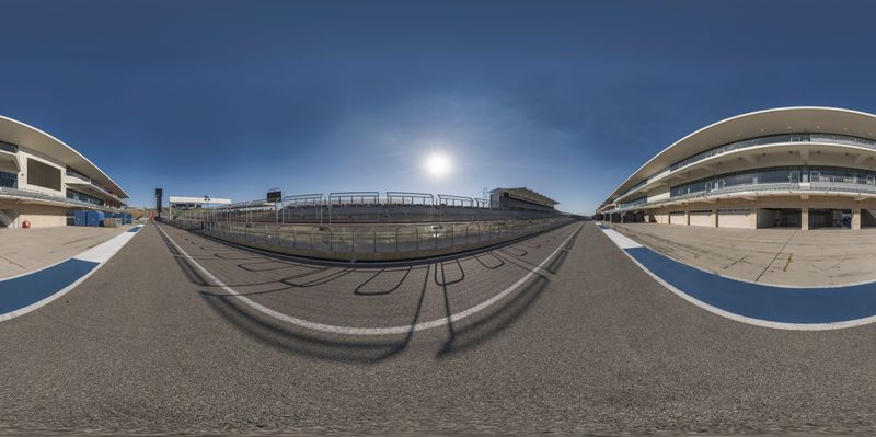 Urban Road and Race Track HDRi Maps and Backplates