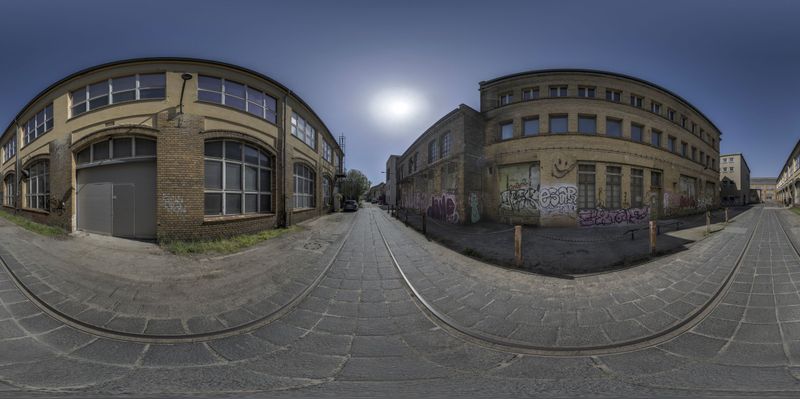 Exploring Berlin's Graffiti Art District HDRi Maps and Backplates
