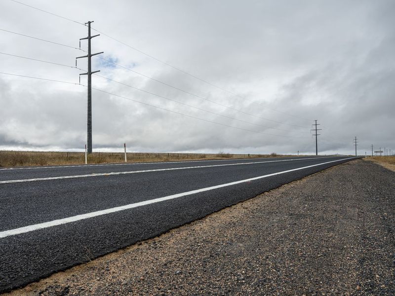 Rugged Landscape on Cooma-Nimmitabel Highway, New South Wales ...