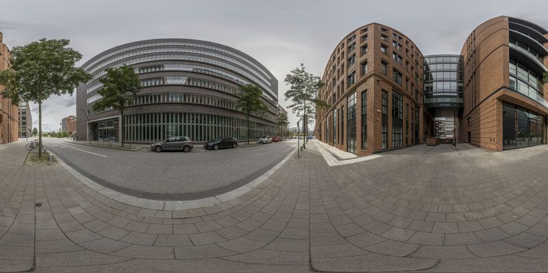 Hamburg's Architectural Contrast: Classic vs. Modern HDRi Maps and ...