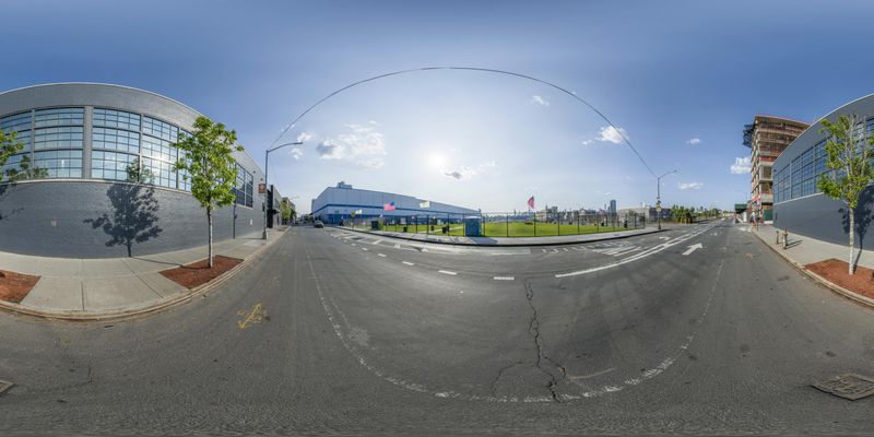 New York City Dawn HDRi Maps and Backplates