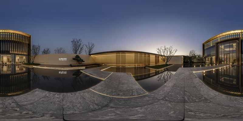 Futuristic Architecture in Suzhou, China HDRi Maps and Backplates
