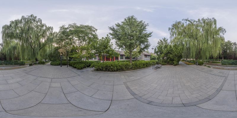 Beijing's Urban Botanical Garden - HDRi Maps and Backplates