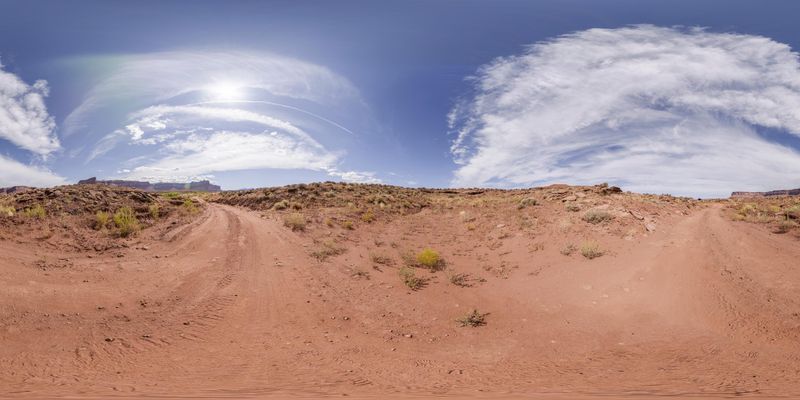 Scenic Red Rock Landscape in Utah, USA HDRi Maps and Backplates
