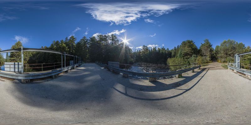 Scenic Road in Toronto, Canada HDRi Maps and Backplates