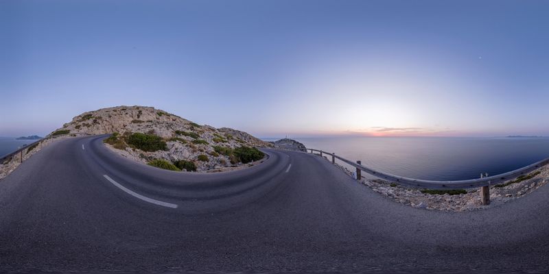 Low Skyline of Mallorca HDRi Maps and Backplates