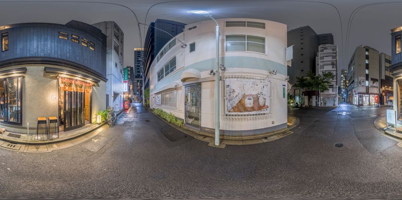 Night Shopping in Tokyo HDRi Maps and Backplates