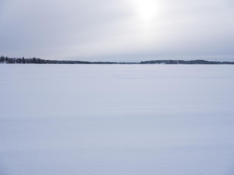 Winter Road in Sweden - HDRi Maps and Backplates