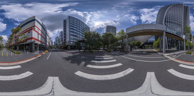Taipei City: A Futuristic Urban Design HDRi Maps and Backplates