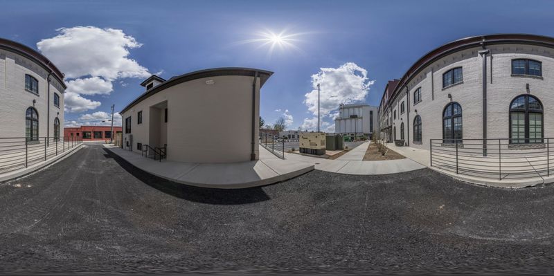 Urban Architecture in the City HDRi Maps and Backplates