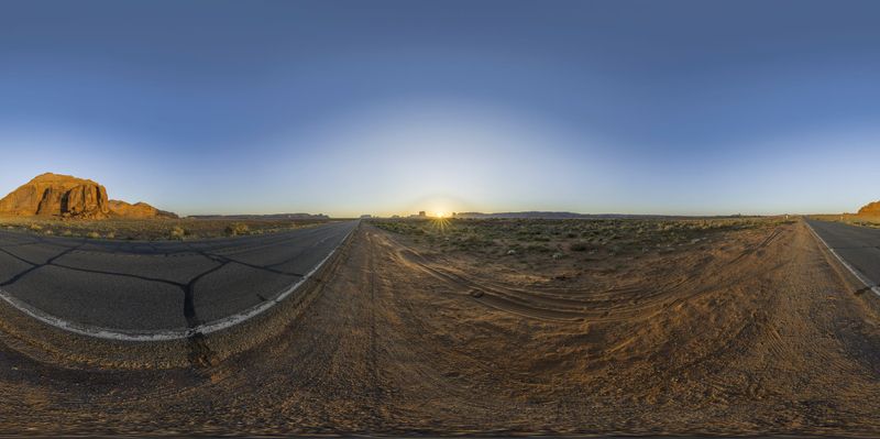 Monument Valley Shadows: Road Trip through Arizona and Utah HDRi Maps ...
