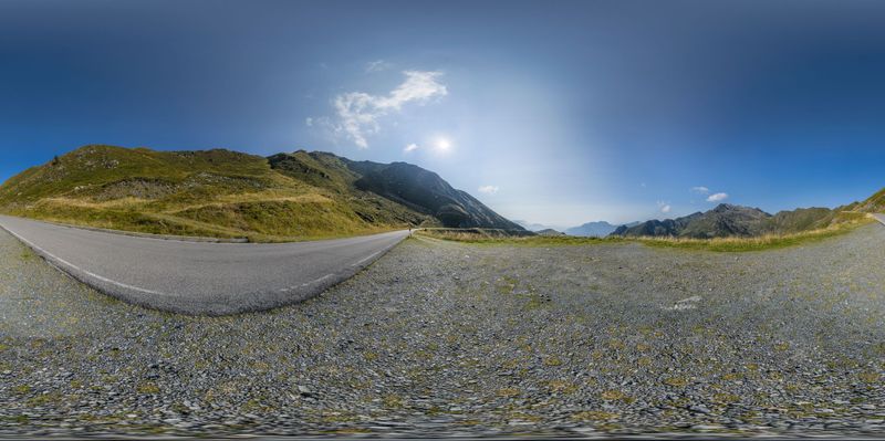 Rugged Landscape in Italy HDRi Maps and Backplates
