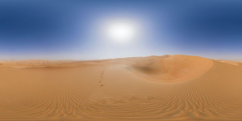 Exploring the Liwa Desert, UAE HDRi Maps and Backplates