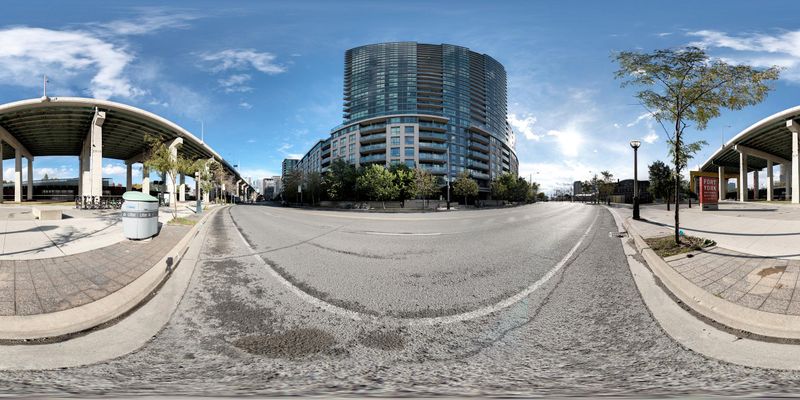Urban Cityscape with Architectural Buildings and Skyline HDRi Maps and ...