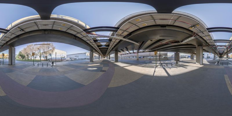 Urban Design in Barcelona, Spain HDRi Maps and Backplates