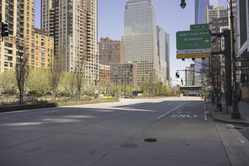 Urban Metropolis in Manhattan, New York HDRi Maps and Backplates