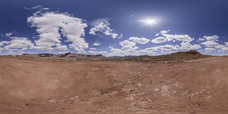 Rugged Beauty: Exploring the Utah Desert HDRi Maps and Backplates