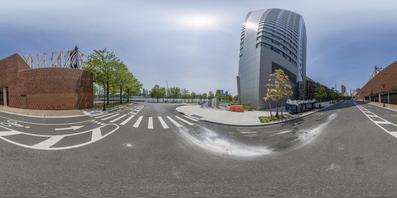Urban Skyline in New York City HDRi Maps and Backplates