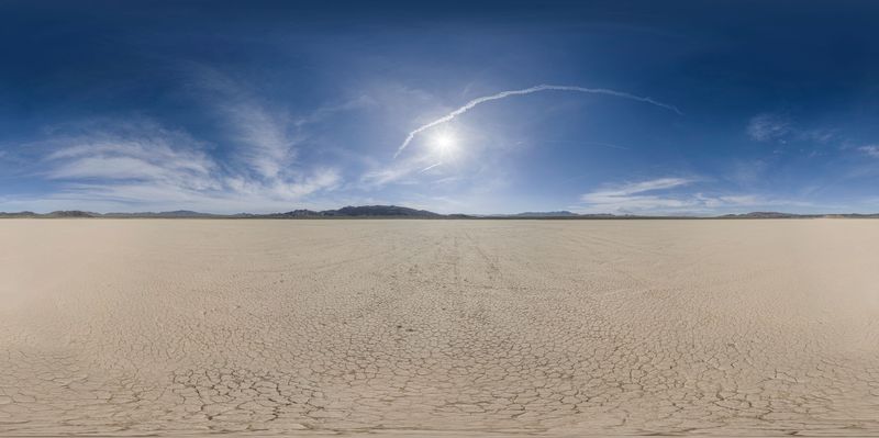 Desert Open Space, USA HDRi Maps and Backplates