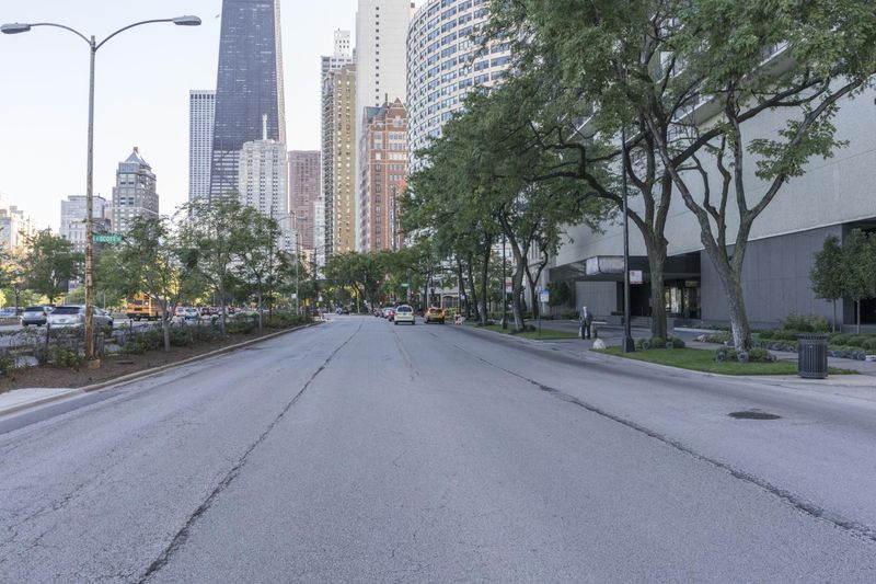 Chicago Skyline at Dawn HDRi Maps and Backplates