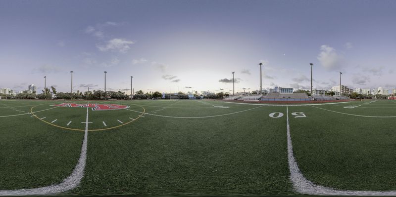 The Shadow of Dawn at the Florida Field HDRi Maps and Backplates