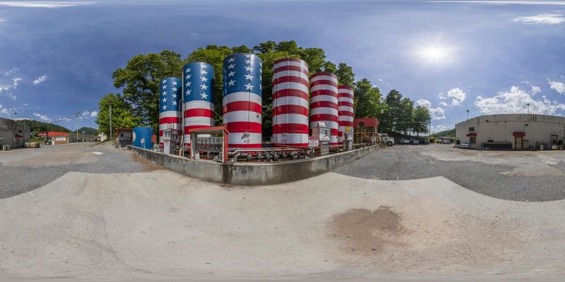 Rural Road in the USA HDRi Maps and Backplates