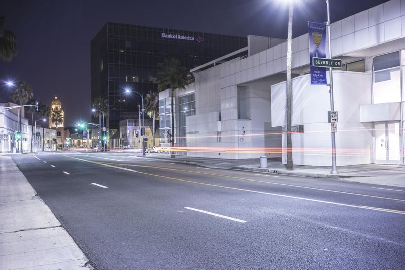 Nighttime Cityscape of Los Angeles, California, USA HDRi Maps and ...