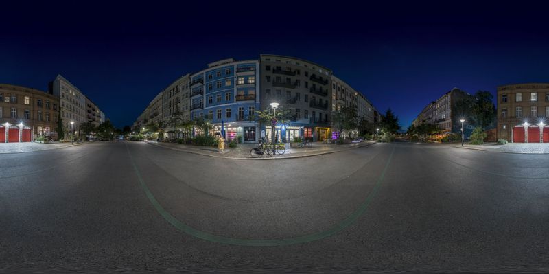 Berlin Nightlife: Exploring the City After Dark HDRi Maps and Backplates