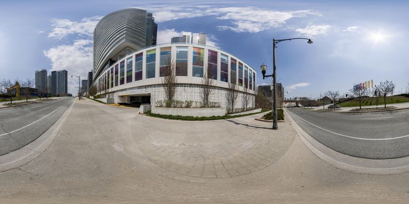 Modern Architecture in Toronto's Suburban Residential Area HDRi Maps ...