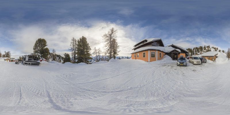 Frosty Morning in the Swiss Alps - HDRi Maps and Backplates