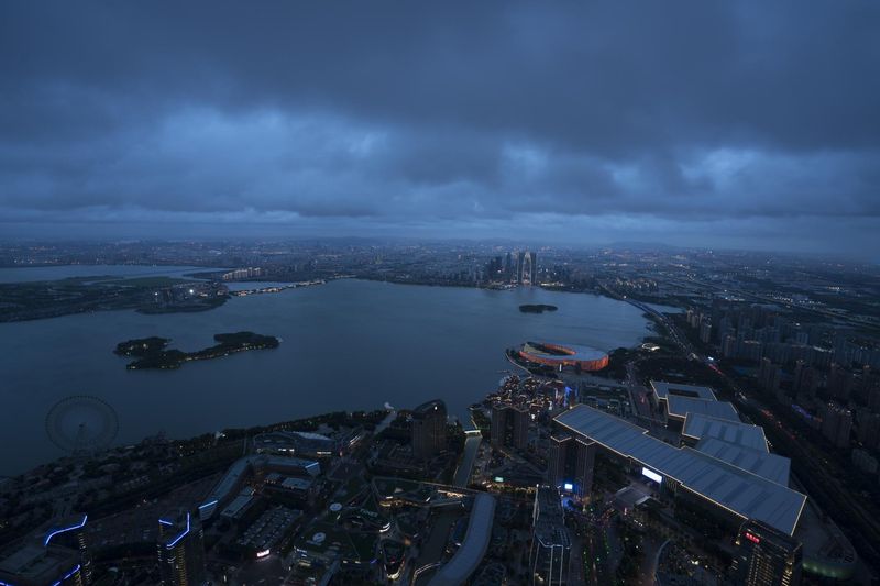 Aerial View of Modern Architecture in Zhuzhou, China HDRi Maps and ...