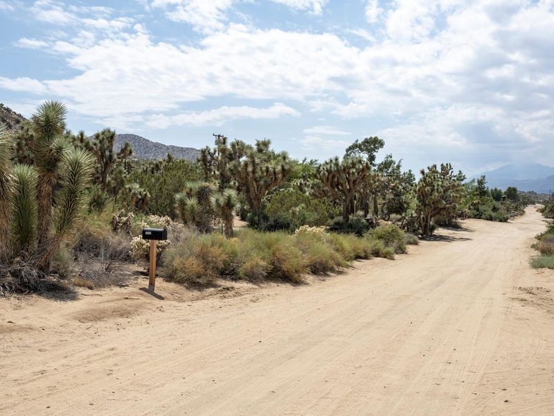 Endless Road in Yucca Valley, California, USA HDRi Maps and Backplates