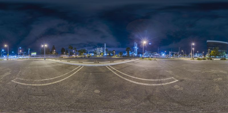 Exploring the USA: Los Angeles at Midnight HDRi Maps and Backplates