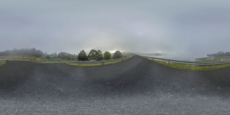 Rural Landscape at Dawn HDRi Maps and Backplates