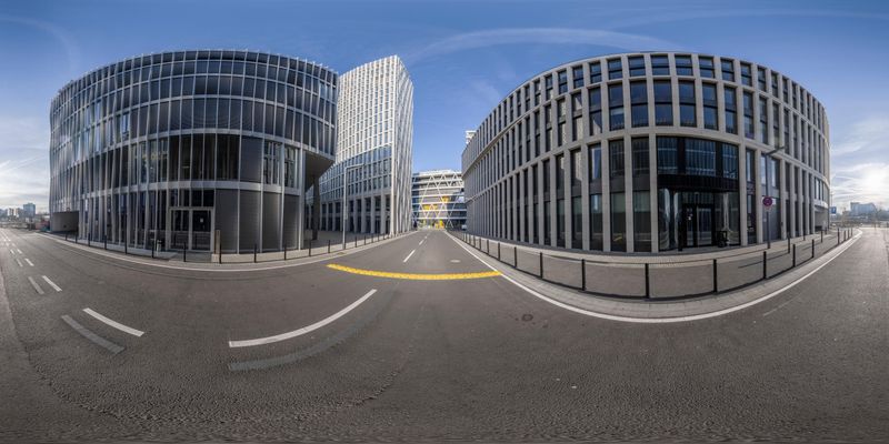 Berlin's Business District HDRi Maps and Backplates