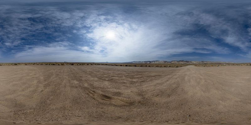 Scenic Landscape in Utah's Red Rock Desert HDRi Maps and Backplates