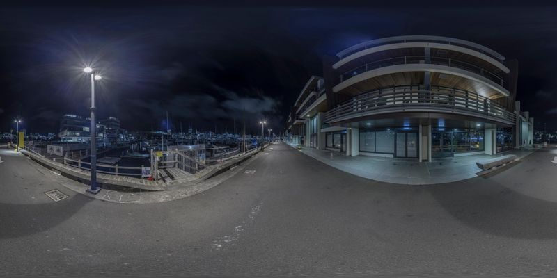 City Lights at Midnight - HDRi Maps and Backplates