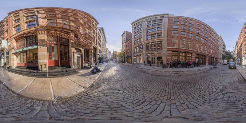 Exploring the Urban Landscape of Manhattan HDRi Maps and Backplates