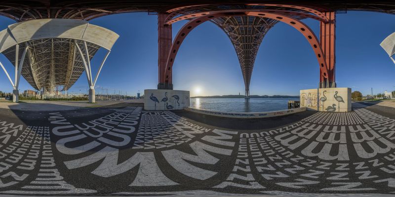 Lisbon Harbor at Dawn - HDRi Maps and Backplates