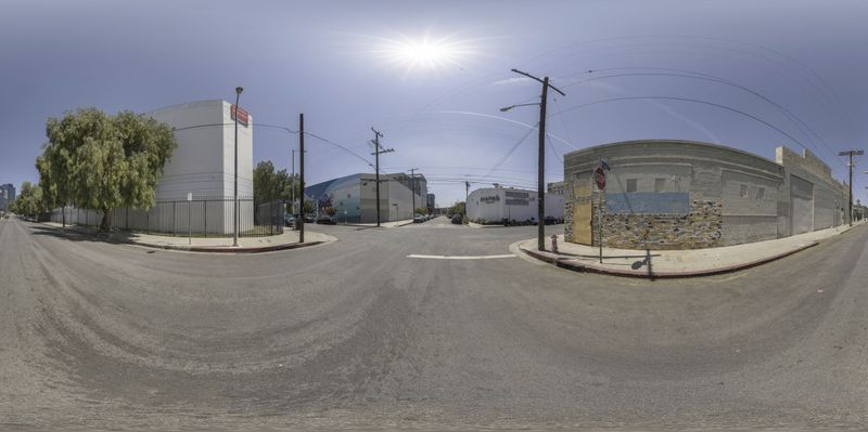 Exploring Los Angeles: Arts District Charm HDRi Maps and Backplates