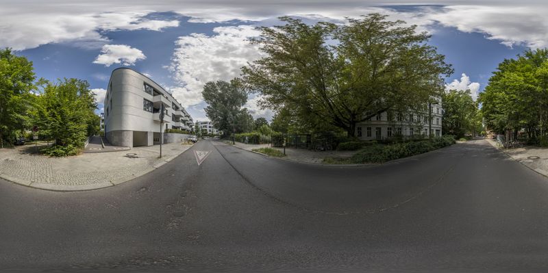 Exploring Berlin's Urban Architecture and Design HDRi Maps and Backplates