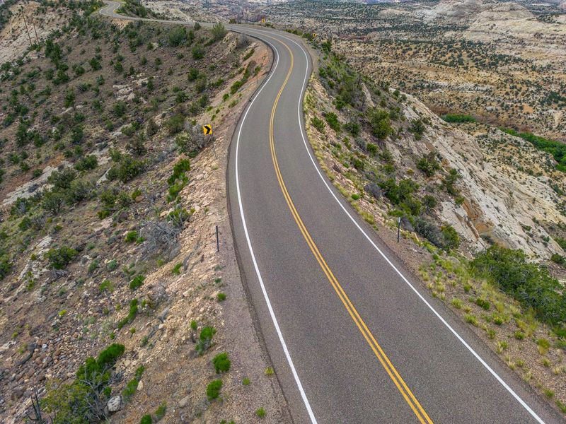 Aerial View of Utah Landscape HDRi Maps and Backplates