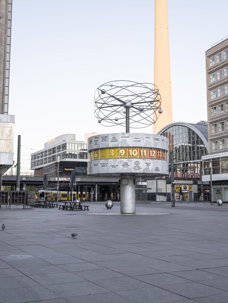 Alexanderplatz Berlin Germany Dawn HDRi Maps and Backplates