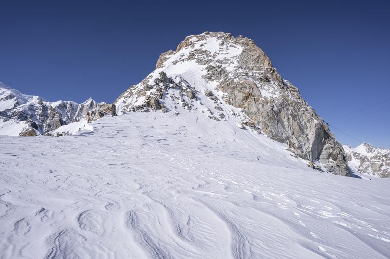 Snow-Covered Mountains in the Alps, Europe HDRi Maps and Backplates