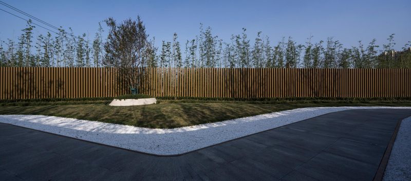 Asian Courtyard in China with Concrete Patio - HDRi Maps and Backplates