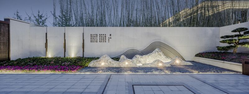 Asian Courtyard Fountain in China - HDRi Maps and Backplates