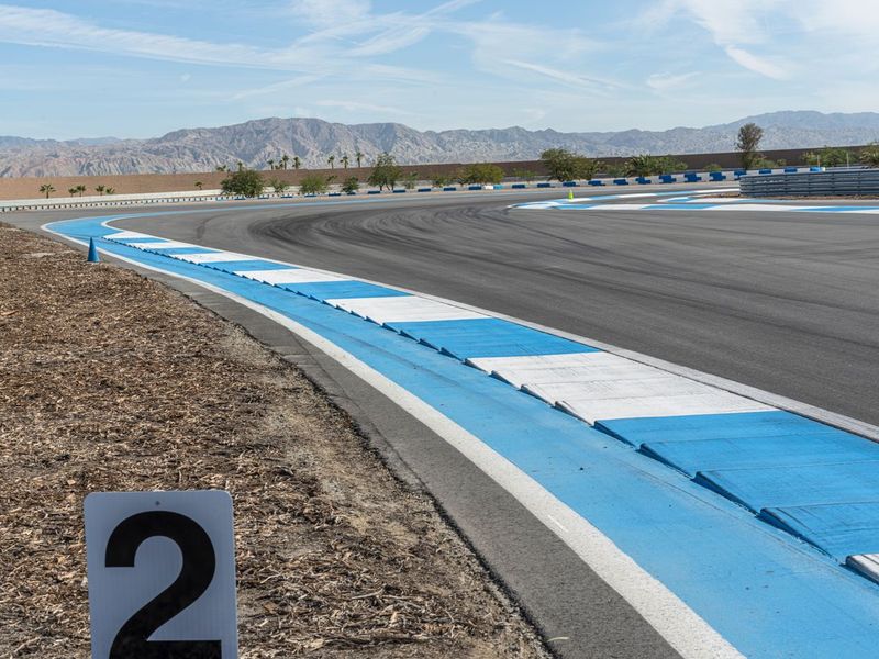 Daytime at the Asphalt Race Track in the USA HDRi Maps and Backplates