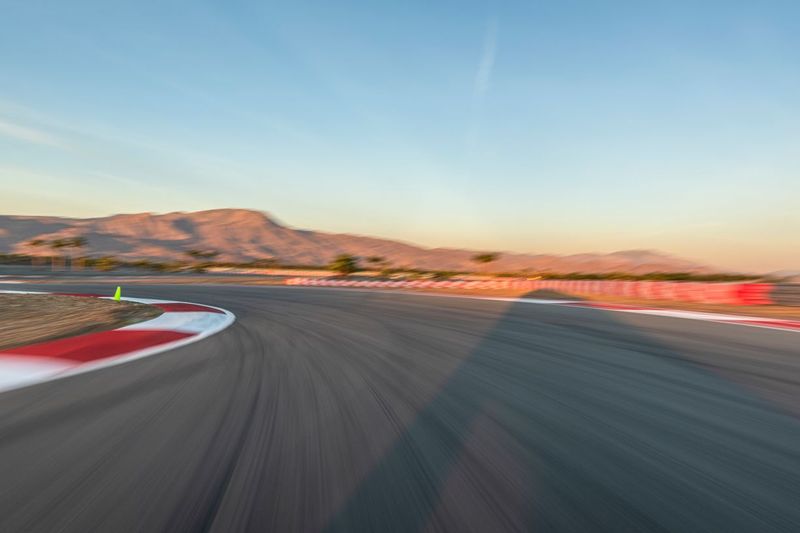 Asphalt Road: A Curve Made for Racing - HDRi Maps and Backplates